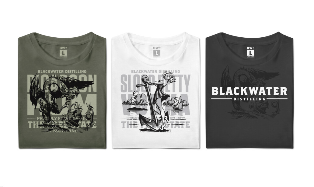 Blackwater Distilling | Branding & Packaging Design | Tribe Design ...